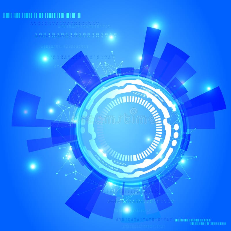 Digital Flow, Abstract Technology Concept Background. Stock ...