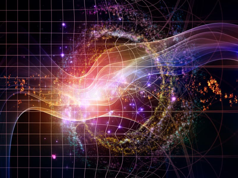 Digital Flow stock illustration. Illustration of arrangement - 202675411