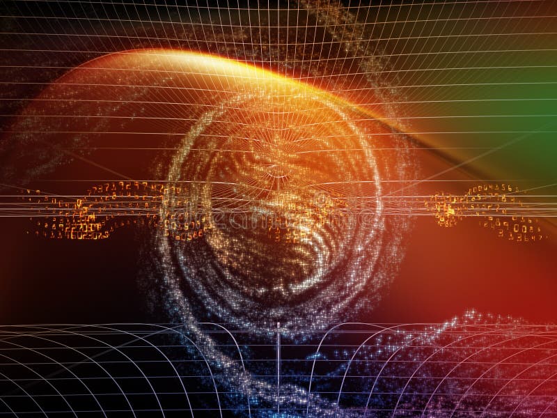 Digital Flow stock illustration. Illustration of flow - 225281282