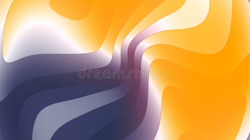 Digital Flowing Pattern Loop Animation Graphic Template. Line Art ...