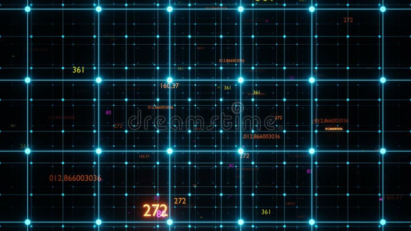 Digital Binary Background. Big Data Digital Code. Futuristic Information Technology Concept ...