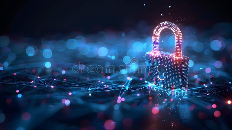 Digital Fortress: Secure Network Encryption. Concept Cybersecurity, Encryption, Secure Networks ...