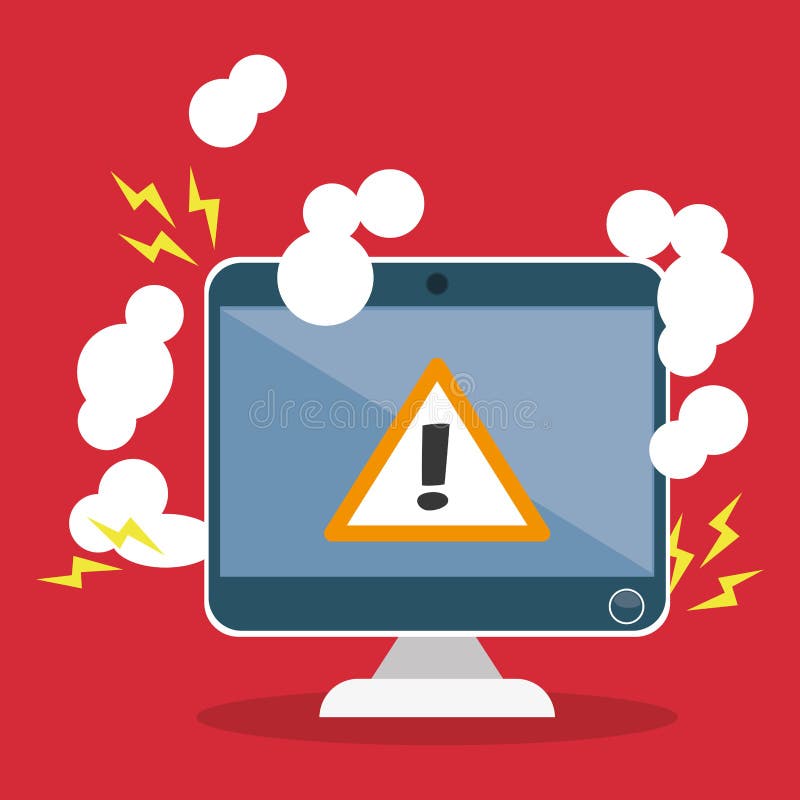 Digital Fraud and Hacking Design Stock Vector - Illustration of safe ...