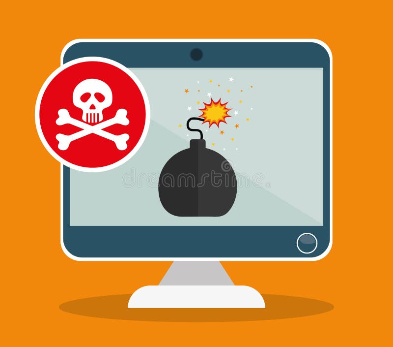 Digital Fraud and Hacking Design Stock Vector - Illustration of code ...