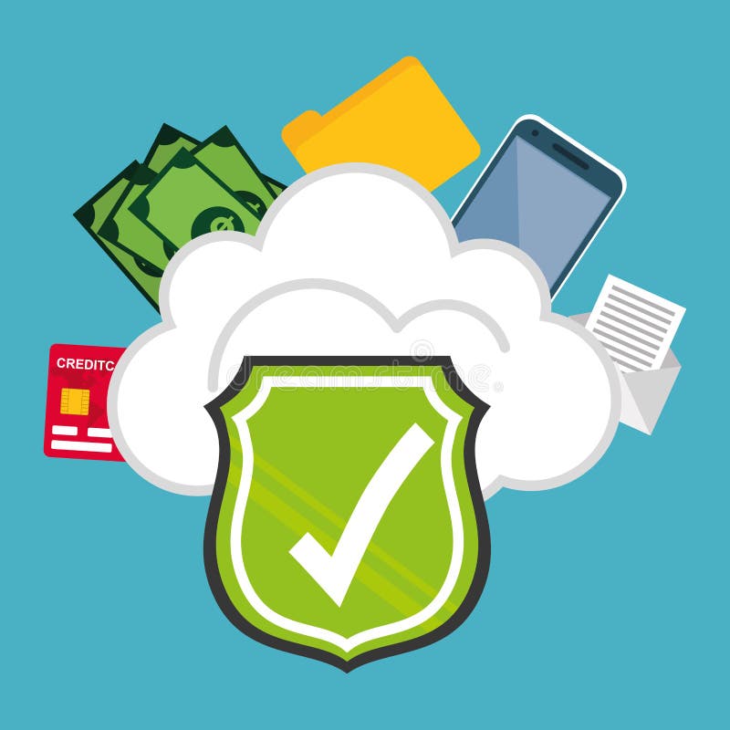 Digital Fraud and Hacking Design Stock Vector - Illustration of file ...