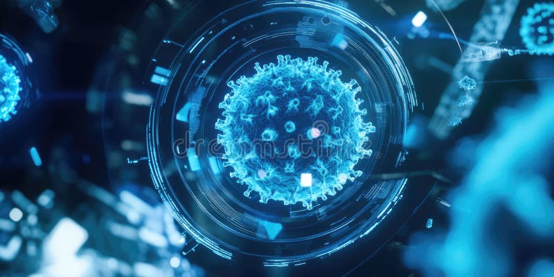 Digital Future: Cyber Science and Technology Stock Photo - Image of ...