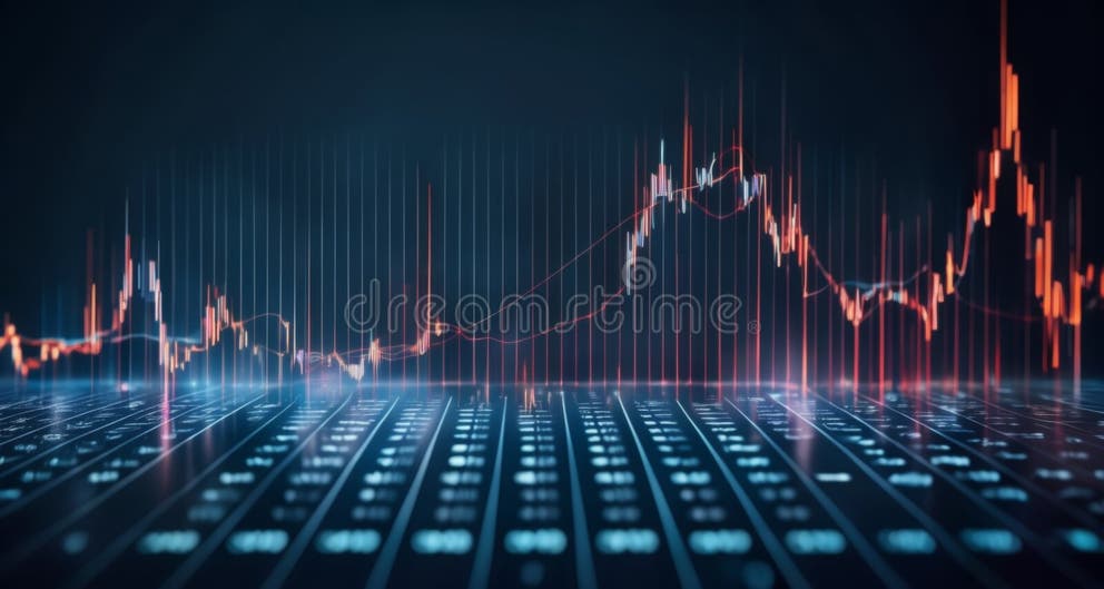 Digital Future - the Rise of Tech Stock Illustration - Illustration of ...