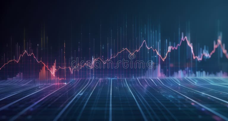Digital Future - a Visual Representation of Technology and Data Stock ...