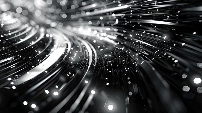 Digital Futuristic Background with High-Tech Elements Stock ...