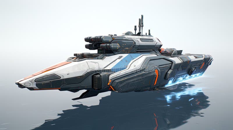 Digital Futuristic Game Assets Stock Illustration - Illustration of ...