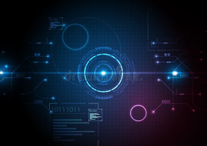 Digital Futuristic Game Technology Stock Vector - Illustration of ...