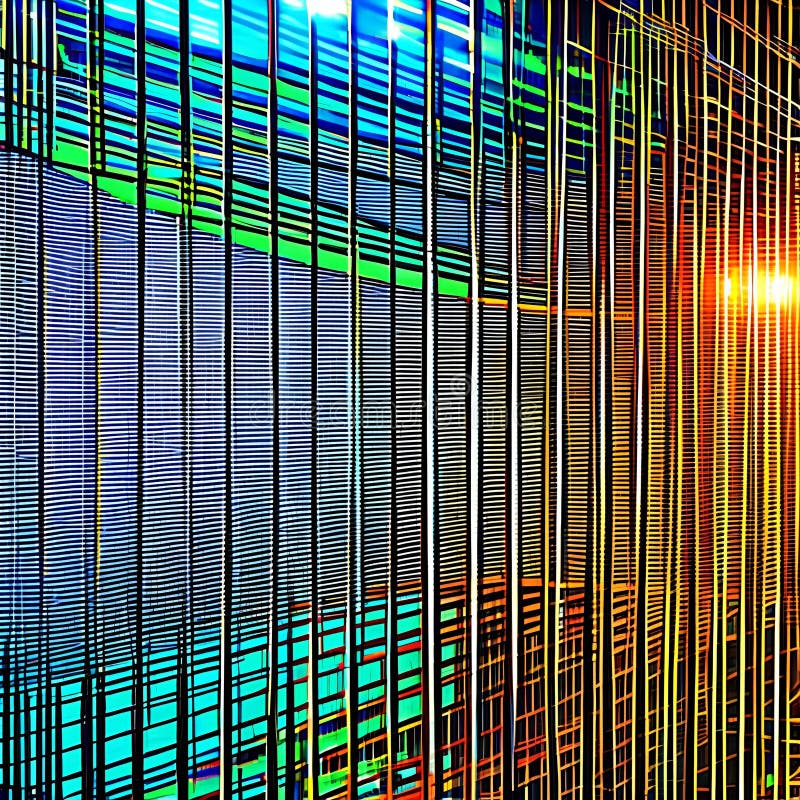 A Futuristic Grid of Interconnected Hexagons, Symbolizing the ...