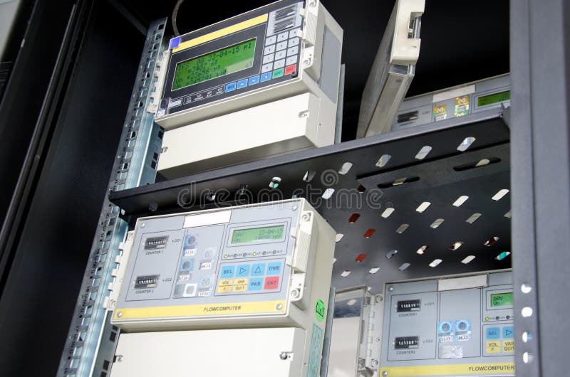 Digital Gas Flow Meter Mounted Rack Stock Photos - Free & Royalty-Free ...
