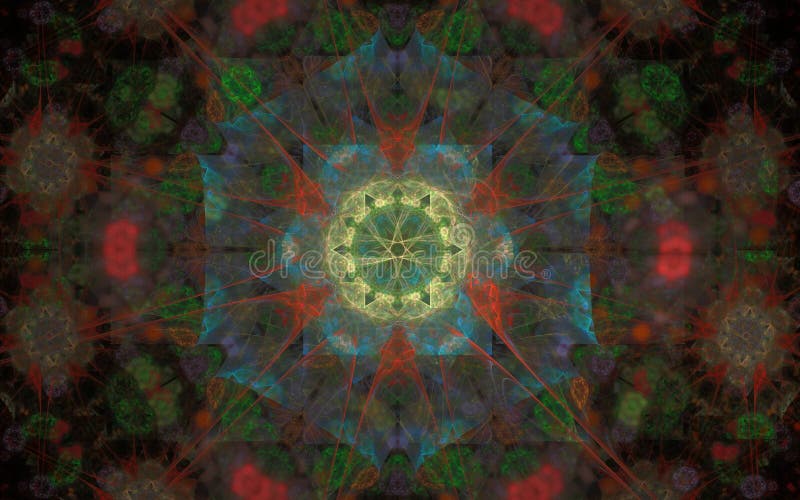 Digital Generated Image in the Form of Abstract Geometric Shapes of ...