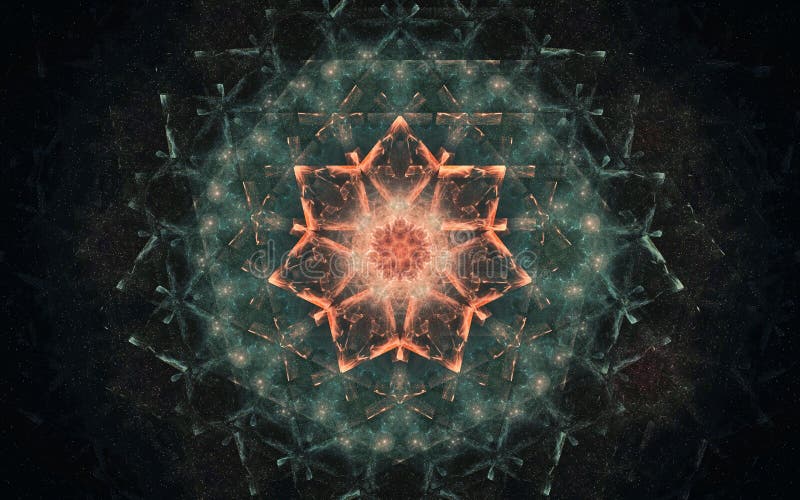 Digital Generated Image in the Form of Abstract Geometric Shapes of ...