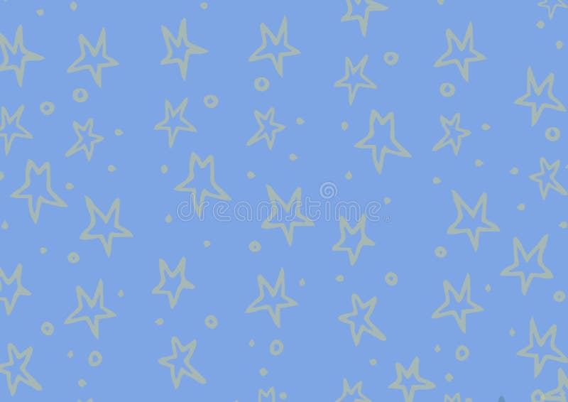 Digital Generated Image of Multiple Yellow Stars Against Blue ...