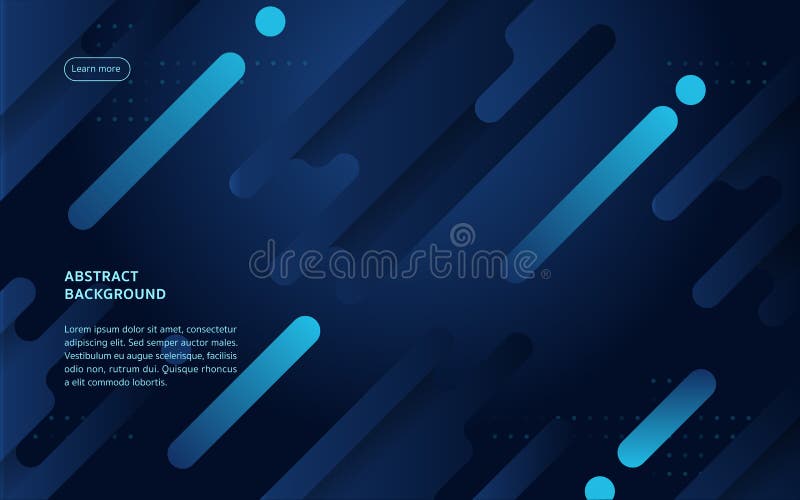 Digital Geometric Background. Dynamic Shapes Composition. Abstract ...