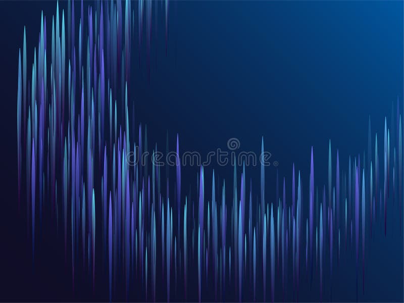 Digital Blue Lines Streams Visual Optic Technology Stock Vector ...