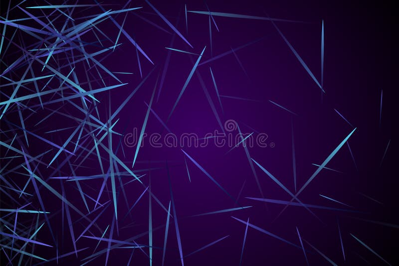 Digital Geometric Blue Lines Streams Visual Technology Concept ...