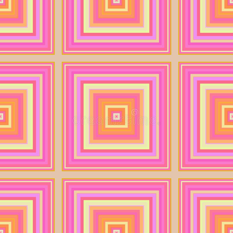 Digital Geometric Square Pattern, Graphic. Seamless Geometrical Stock ...
