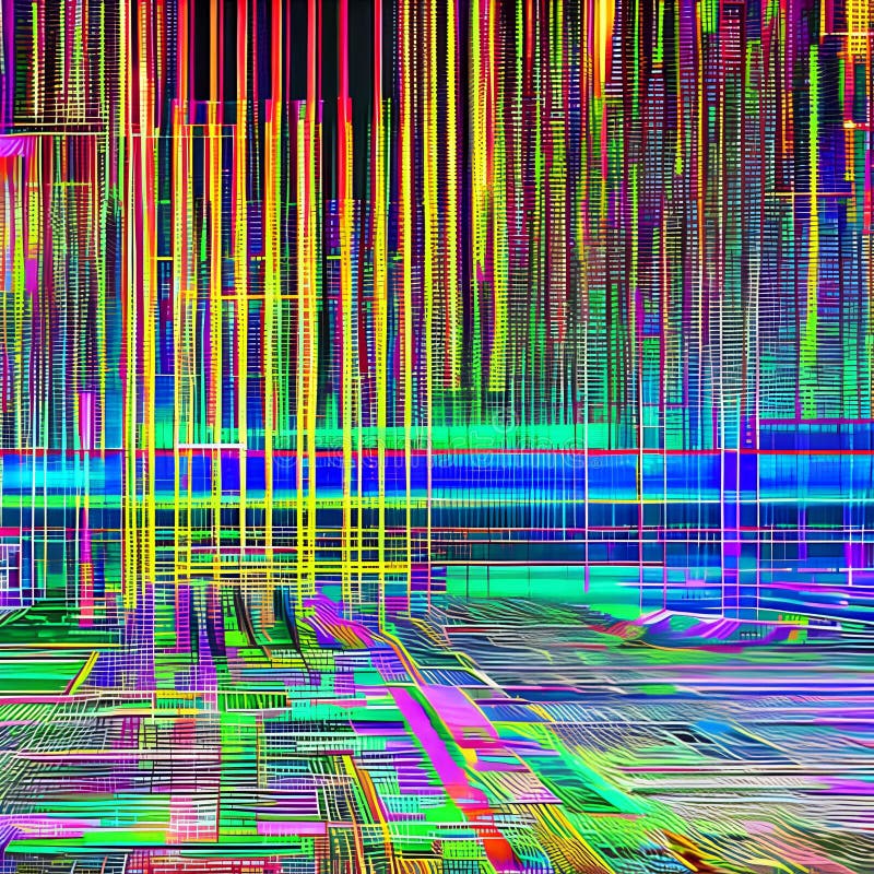 1068 Digital Glitch Art: a Futuristic and High-tech Background ...