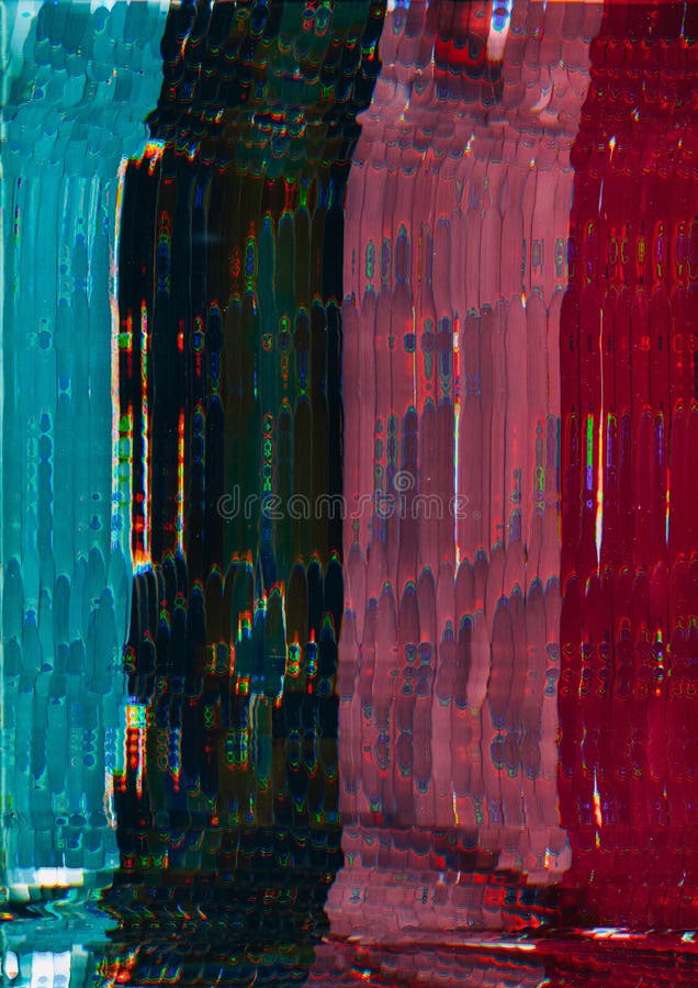 Digital Glitch Distorted Texture Colorful Pattern Stock Image - Image ...