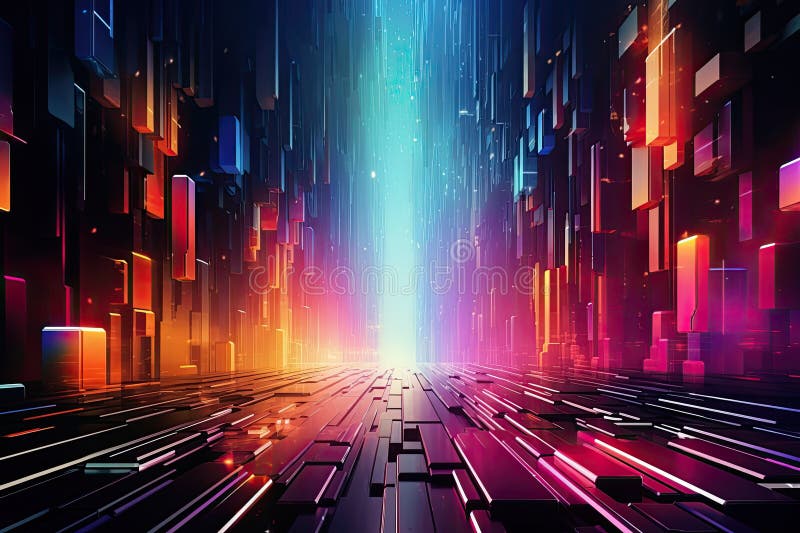 Digital Glitch and Distortion Stock Illustration - Illustration of ...