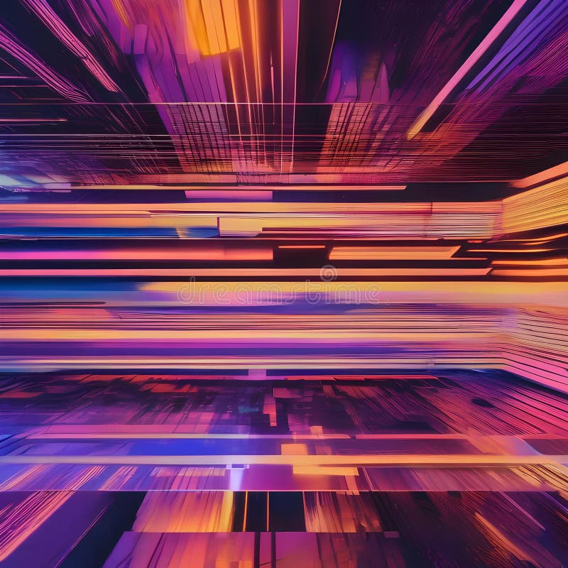 Digital Glitch Effect, Distorted Pixels and Lines, Cyberpunk Aesthetic ...