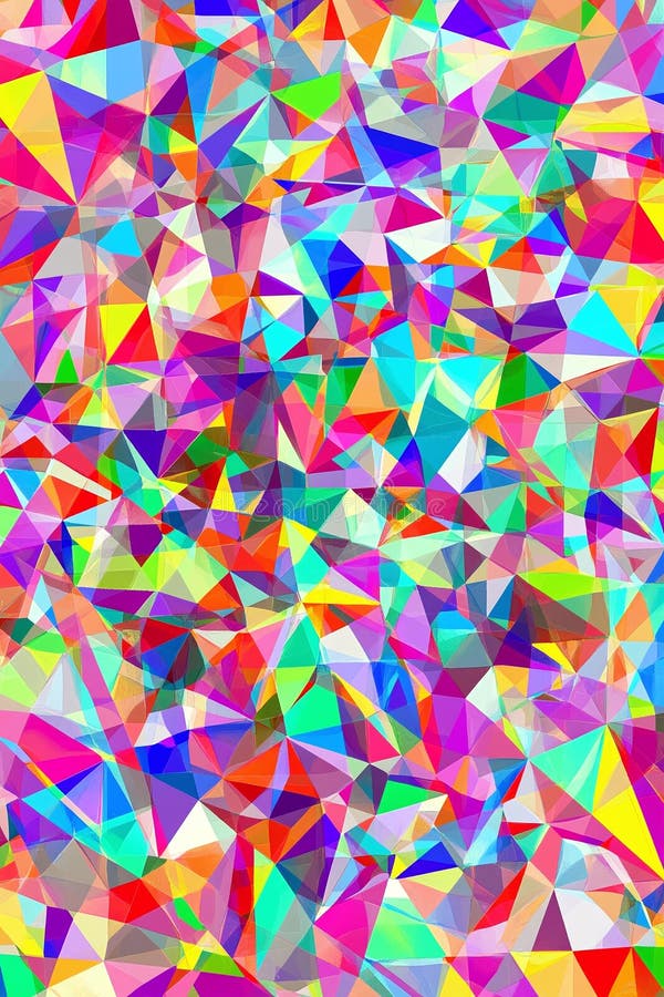 A Digital Glitch Effect with Pixelated Patterns in Vibrant Neon Hues ...