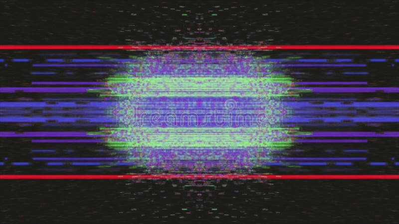 Digital Glitch Effect with 1990s VFX and Noise Patterns Stock Footage ...