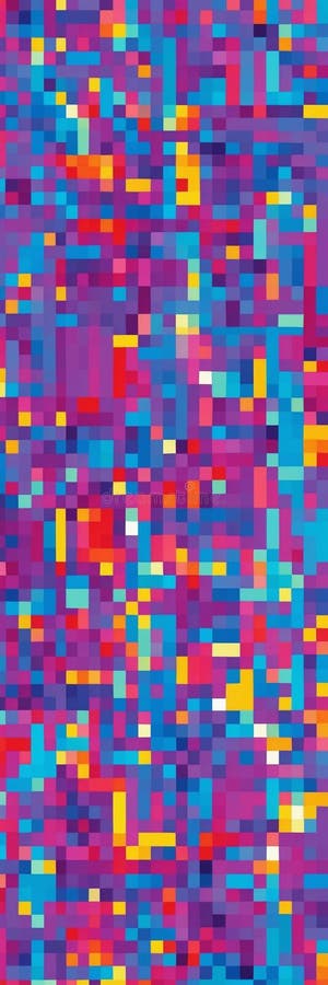 Digital Glitch Pattern with Colorful and Abstract Pixel Details Stock ...