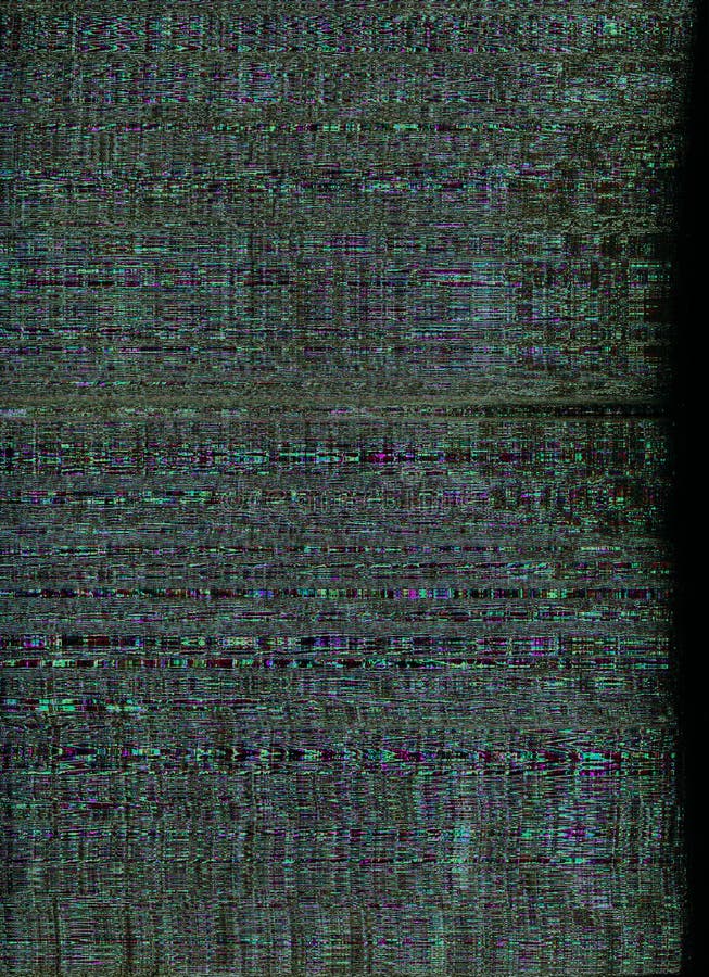 Digital Glitch Pixel Noise Texture Static Artifact Stock Image - Image ...