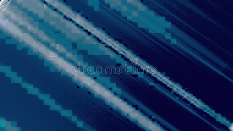 Digital Glitch Pixel Texture Blue Grain Lines Dark Stock Image - Image ...