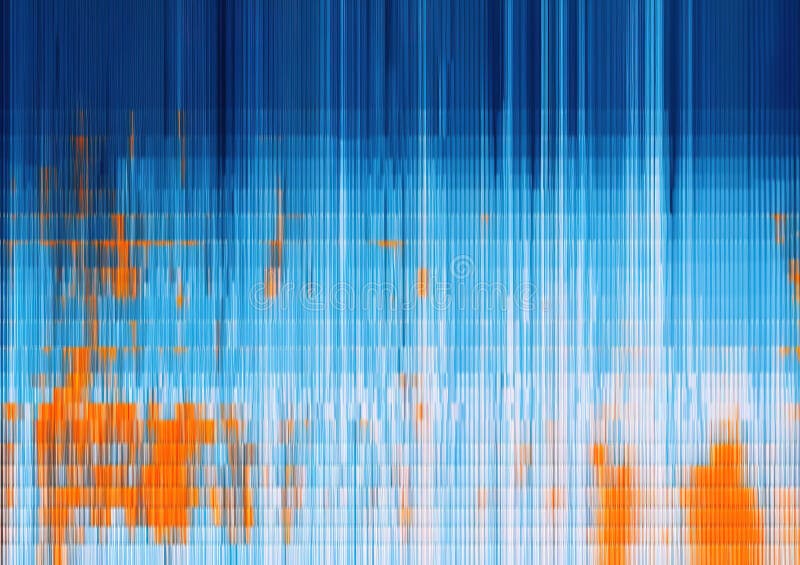 Digital Glitch Texture Distortion Background Lines Stock Image - Image ...