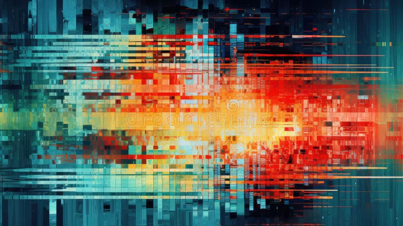 Digital glitch textures stock illustration. Illustration of textures ...