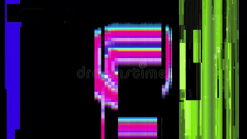 Digital Glitch Transition Pack Stock Footage - Video of screen, pixel ...