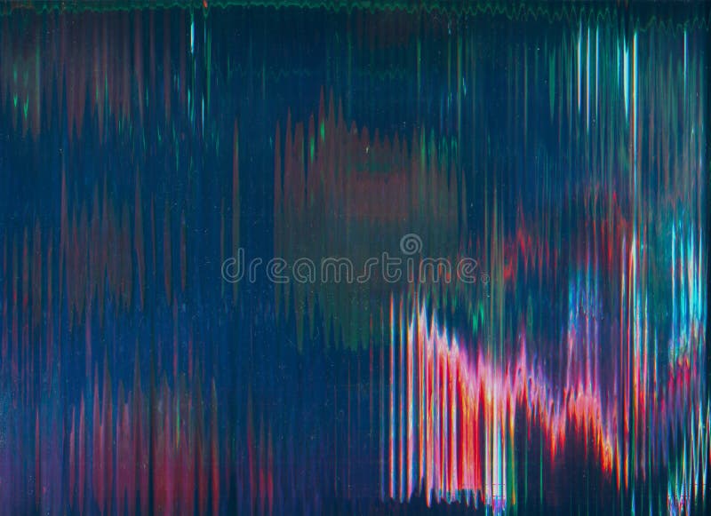 Digital Glitch Transmission Signal Error Noise Stock Illustration ...
