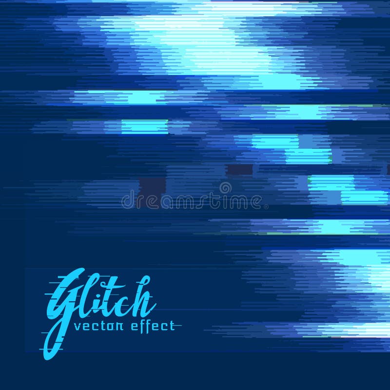 Digital Glitch Effect Background Stock Vector - Illustration of decay ...