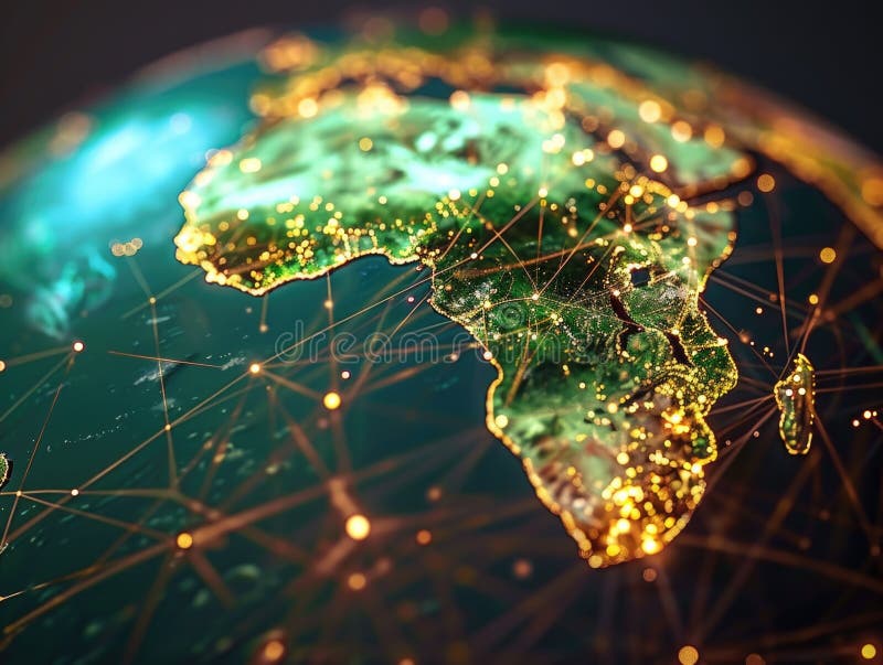 Digital Global Connections stock photo. Image of infrastructure - 366355788