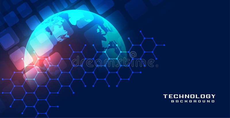 Digital World Map Linked By Lines Connections Network Design Stock ...