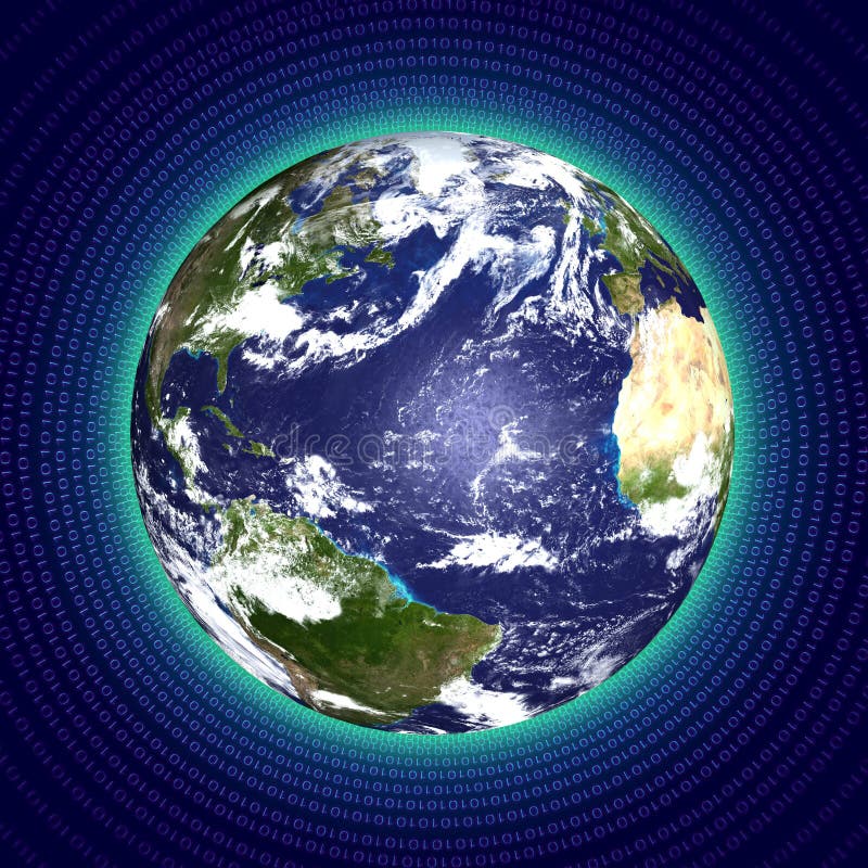 Earth Globe Pacman Frame editorial stock photo. Illustration of sphere ...