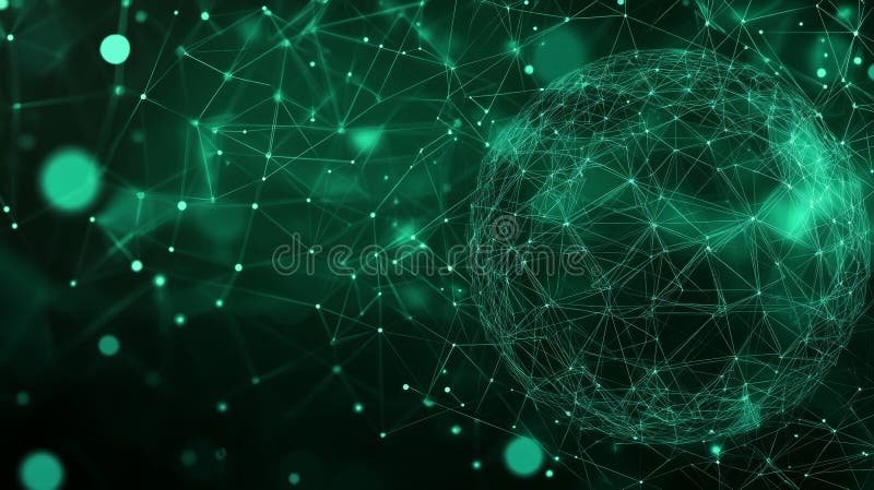 Digital Globe, Green Technology Background Environmental Awareness ...