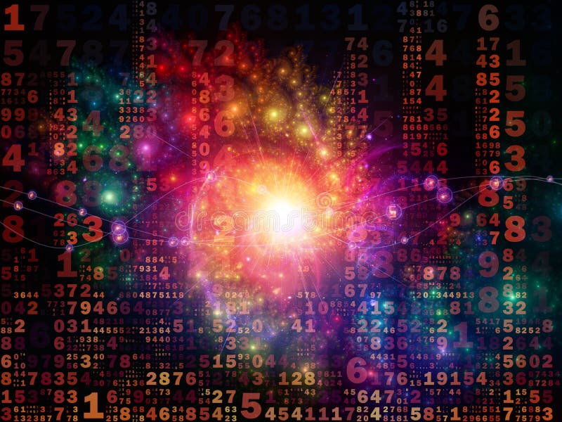 Glow of Digital Grid stock photo. Image of geometry, background - 74109418