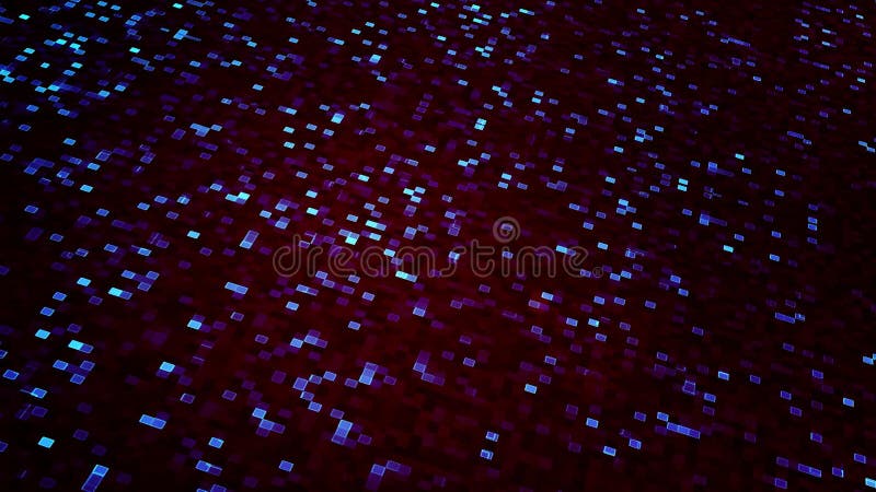 Digital Glowing Animated Square Background. Stock Video - Video of ...