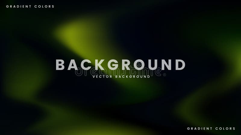 Digital Gradient Dark Green Glow Wave Background Stock Vector ...