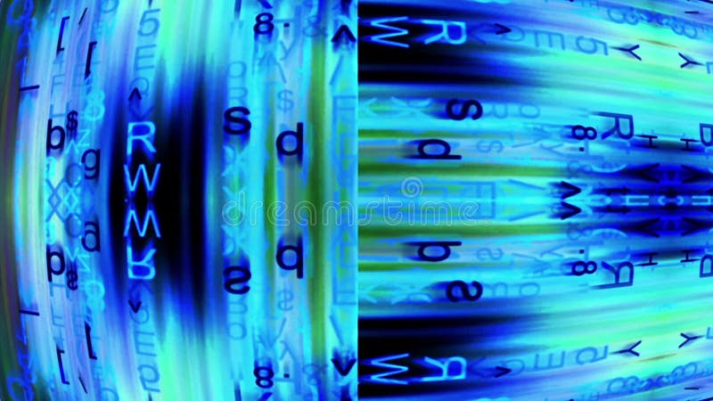 Abstract Data Flow Space. Light Rays. Explosion Effect. Sci-fi Motion ...