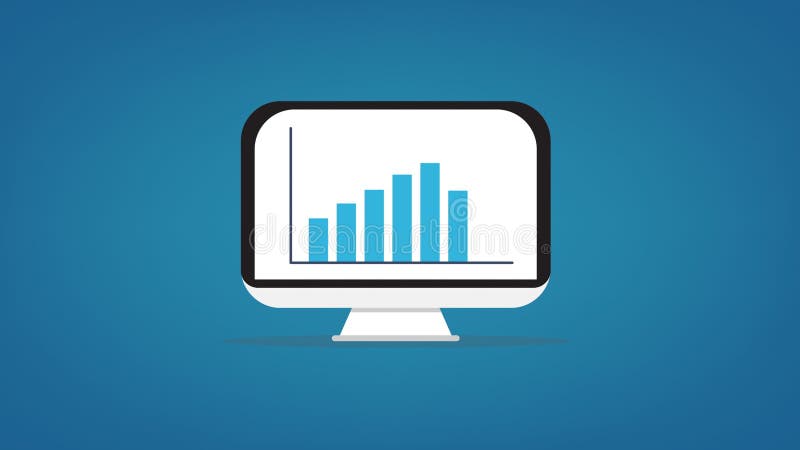 Animation Graph Growth Chart Infographic Green Screen Stock Video ...