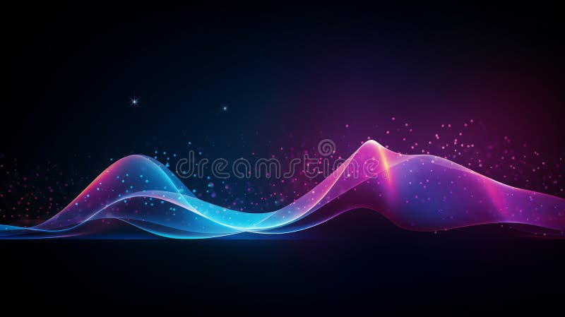 Digital Graphic Abstract Background for Technological Processes, Neural ...