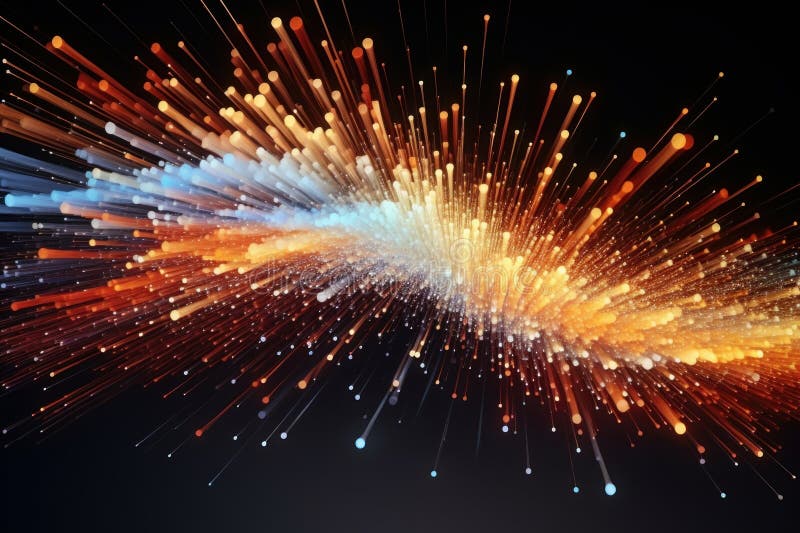 Digital Graphic Abstract Background for Technological Processes, Neural ...