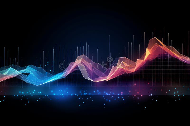Digital Graphic Abstract Background for Technological Processes, Neural ... Digital Graphic Abstract Background for Technological Processes, Neural ...